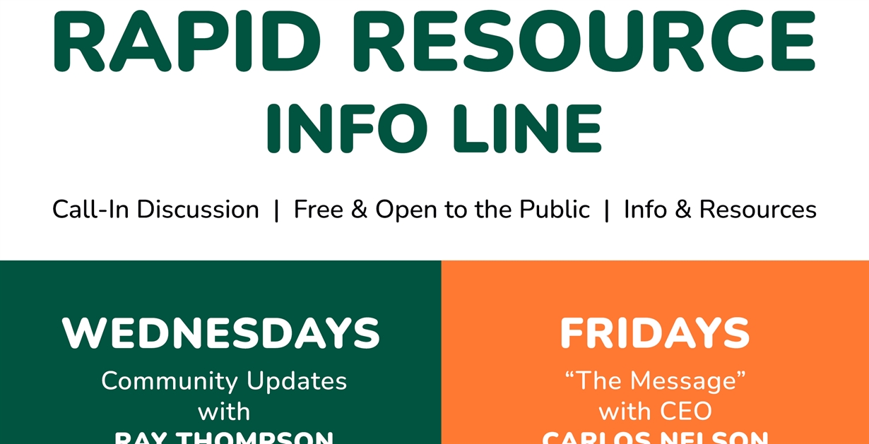 Rapid Info and Resource Line (Dial the new call-in 551-241-6209) for ...